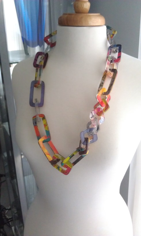 Behind the Scenes: The Making of a Layered Acrylic Chain Link Necklace ...